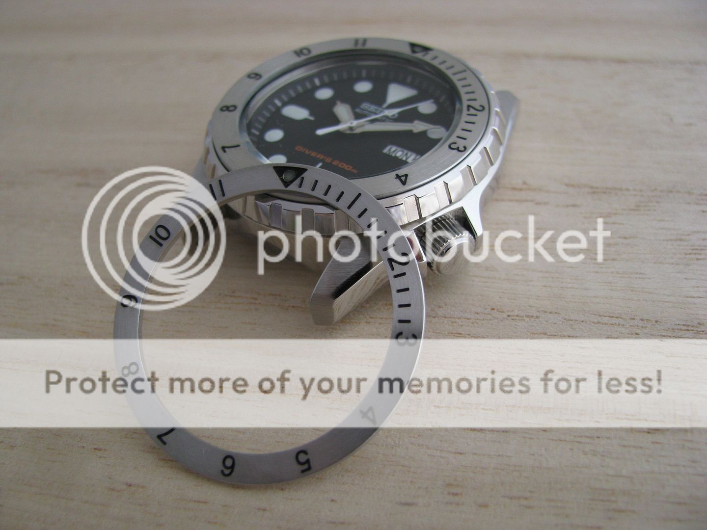 FS: Custom stainless steel bezel inserts for SKX013/007, SRP77X,Sumo ...