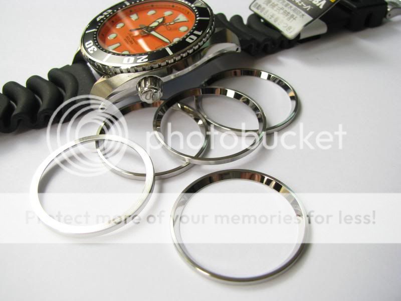 FS: Custom Sumo parts (new SS chapter & orange PO bezel inserts)fr: US ...