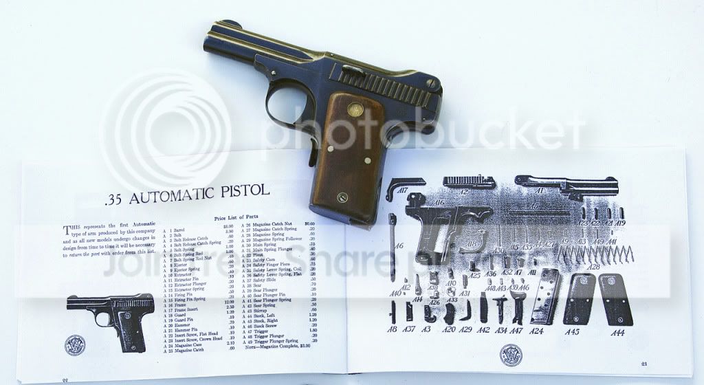 .35 automatic parts list | Smith & Wesson Forum – The Community for S&W ...