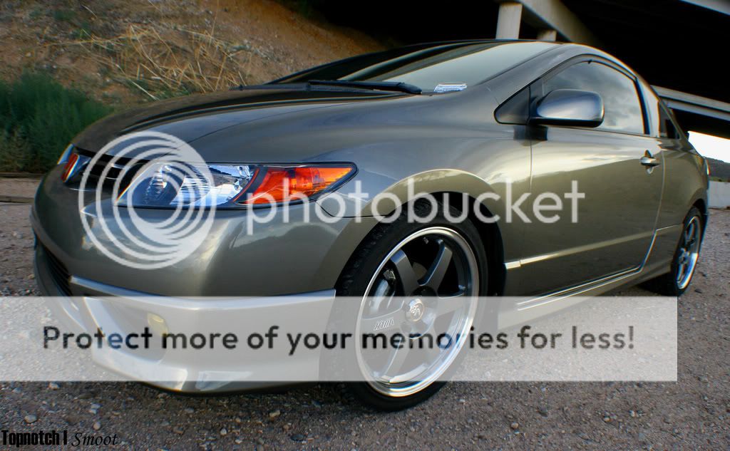 Some pics of my riced out civic, on volks | 8th Generation Honda Civic ...